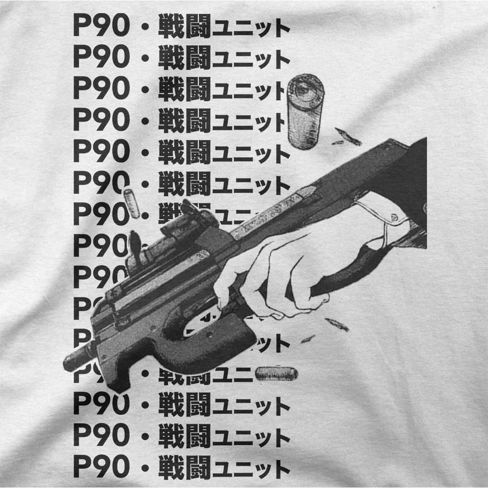 P90 Anime Shirt - Anime Clothes By Imouri